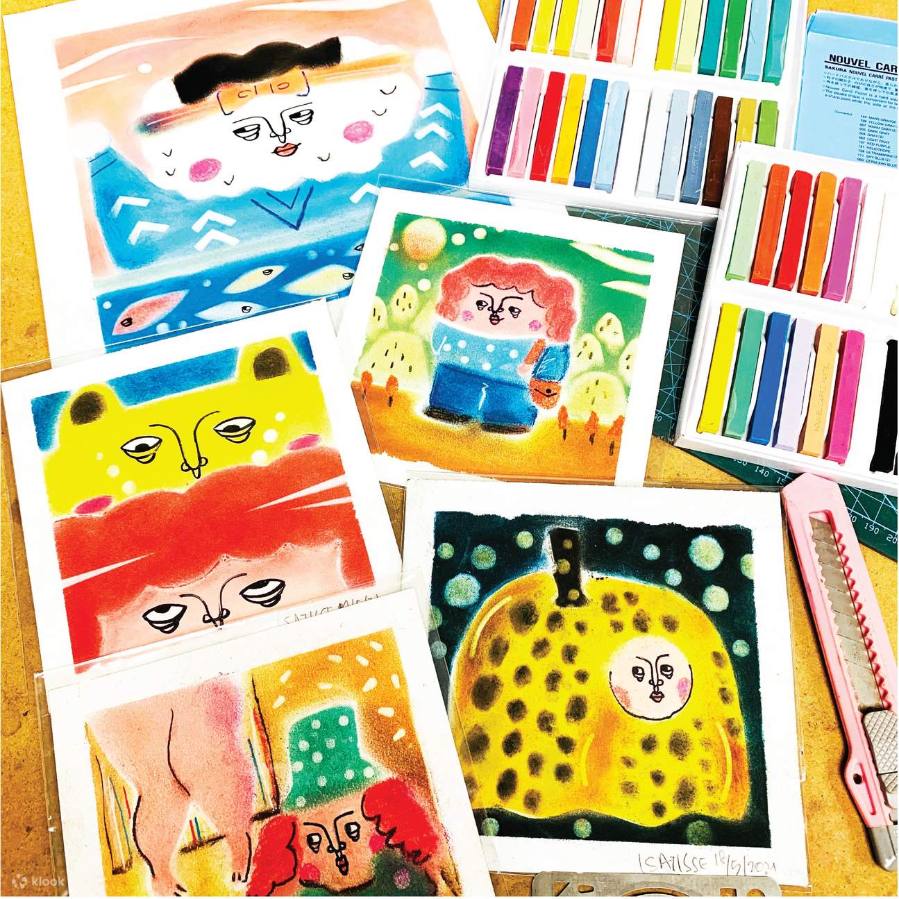 Nagomi Pastel Art Trial Workshop - Klook Hong Kong