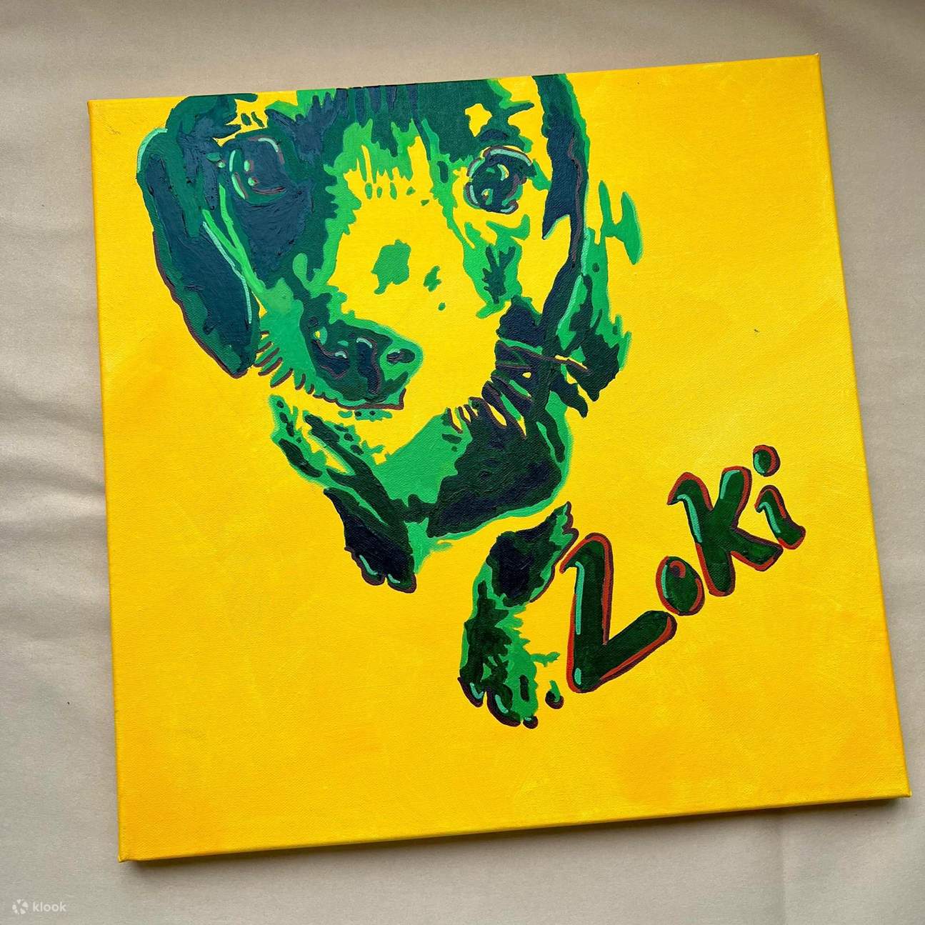 Atelier fait main - Cours de Portrait Pop Art / Pet Painting - Klook ...