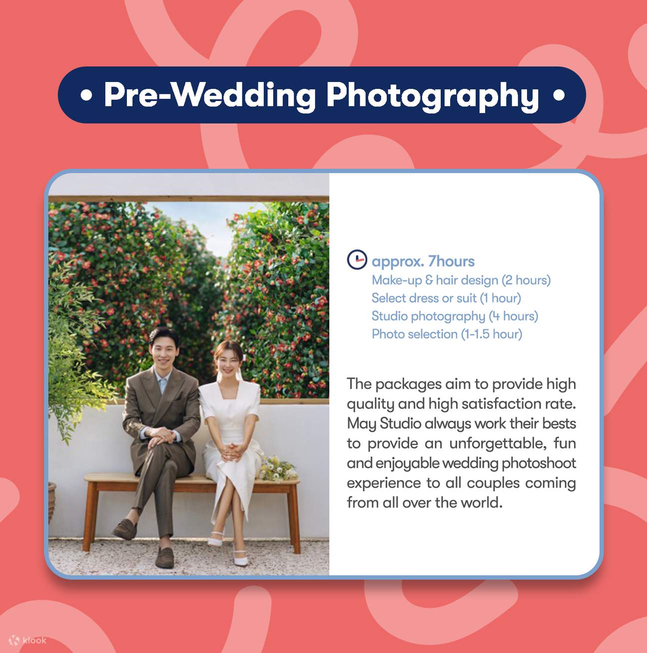 Pengalaman Fotografi Pernikahan K-Style di May Studio - Klook Indonesia