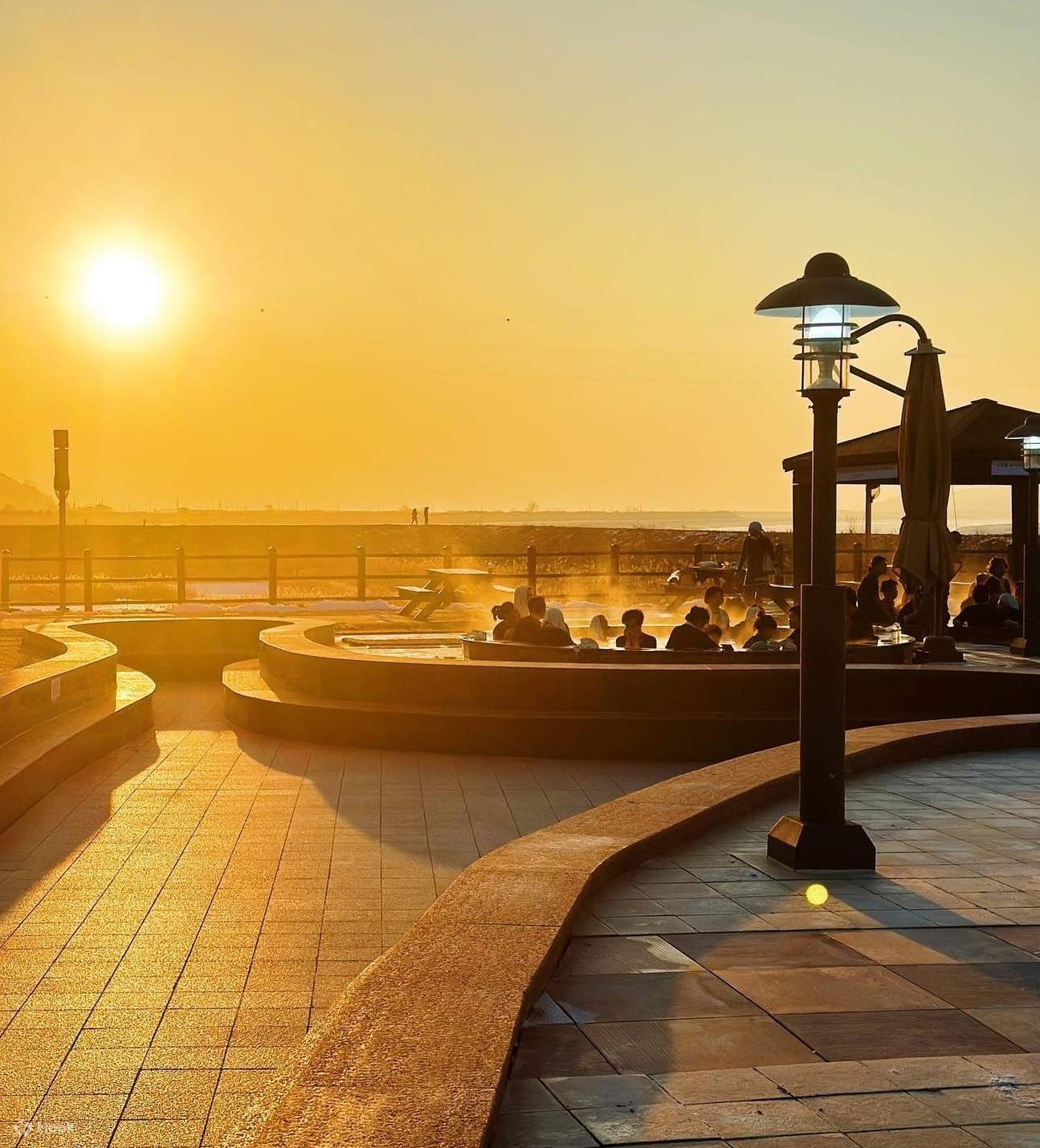 Incheon Sunset in Outdoor Hot Springs & Bomun Temple & Dream Park ...