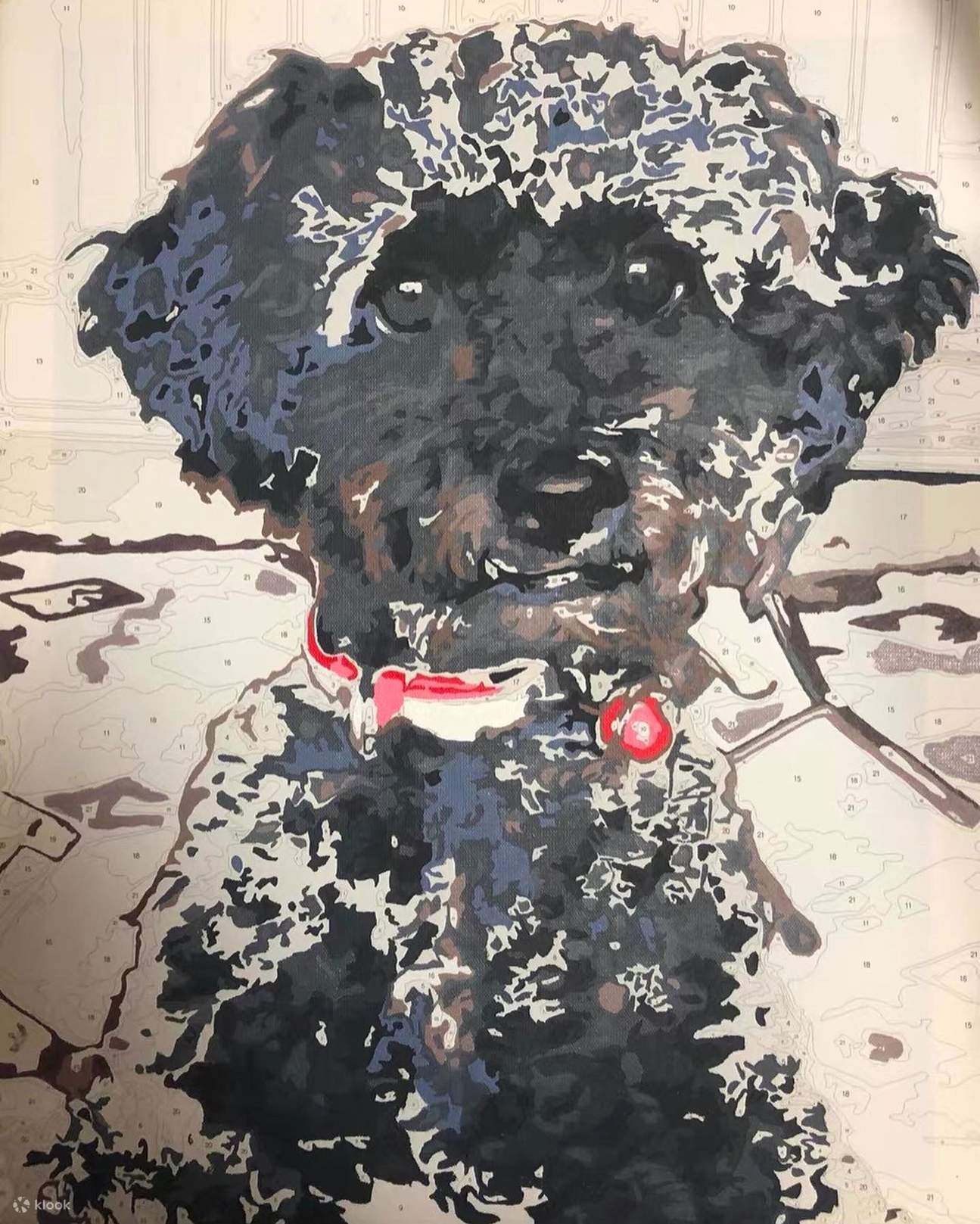 Self-portrait-paint by numbers - Klook