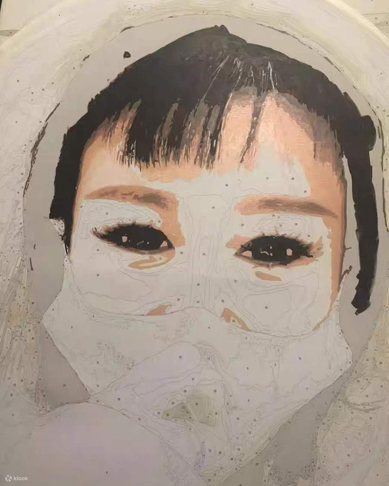 Self-portrait-paint by numbers - Klook Philippines