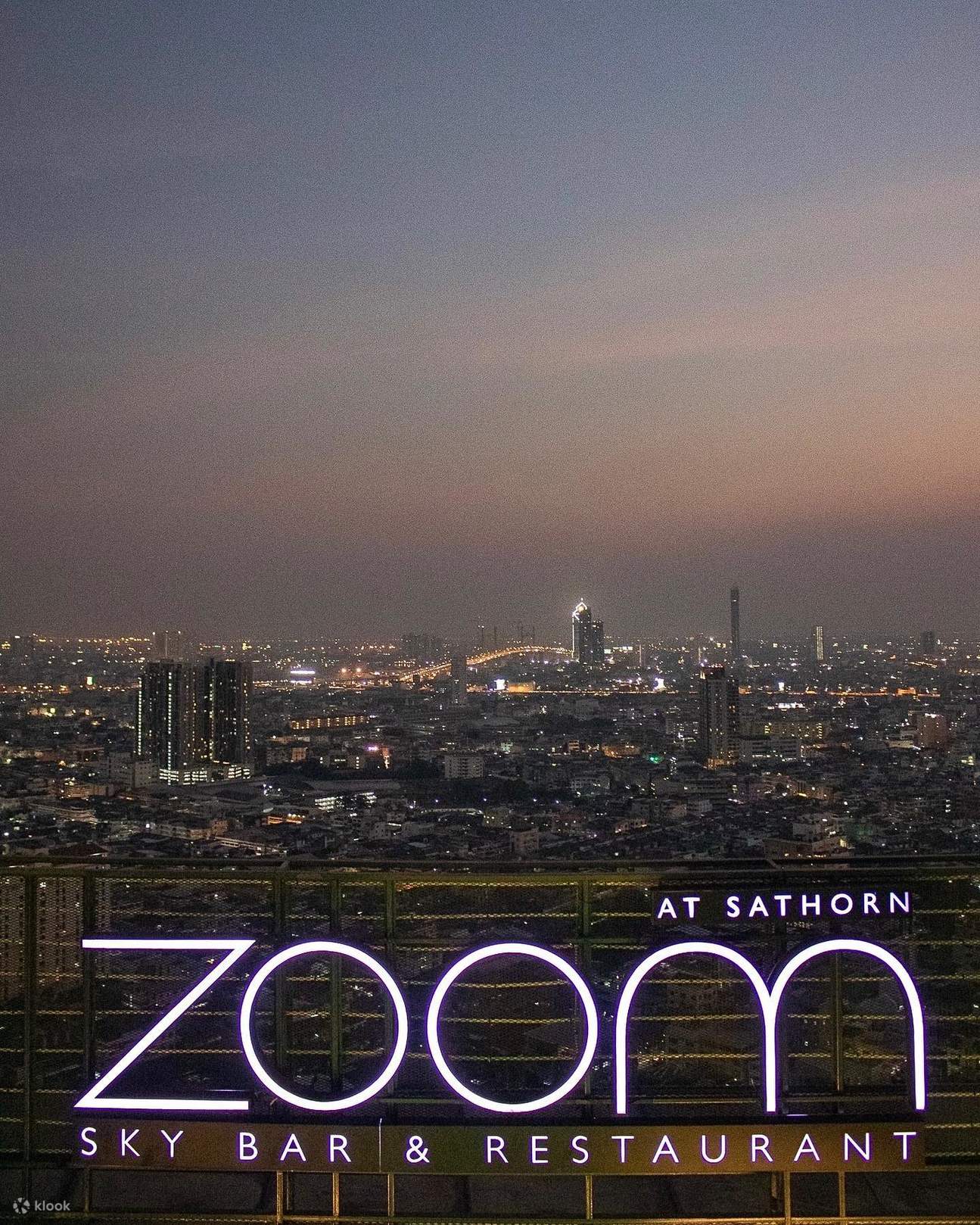 Zoom Sky Bar at JC Kevin Sathorn Bangkok Hotel - Klook Canada