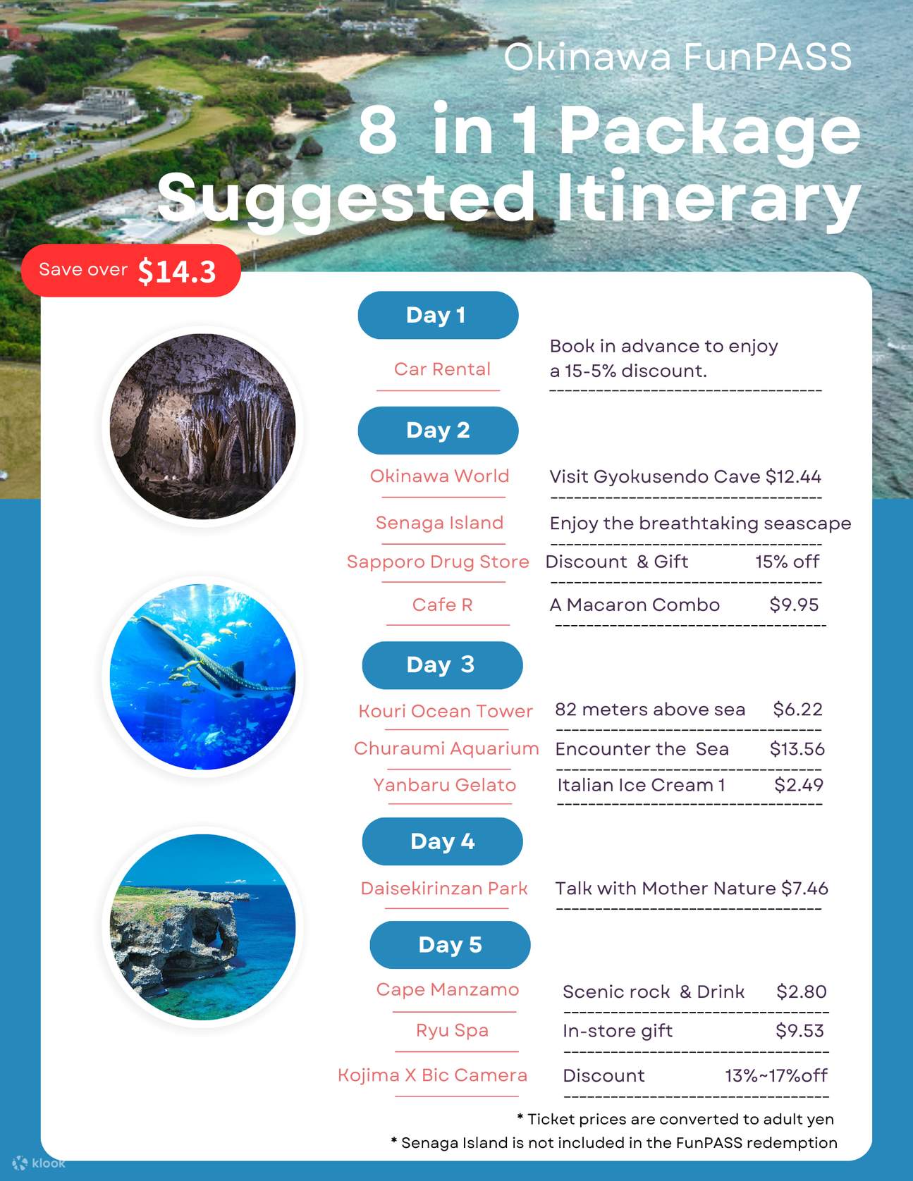 Okinawa Fun Pass - Klook