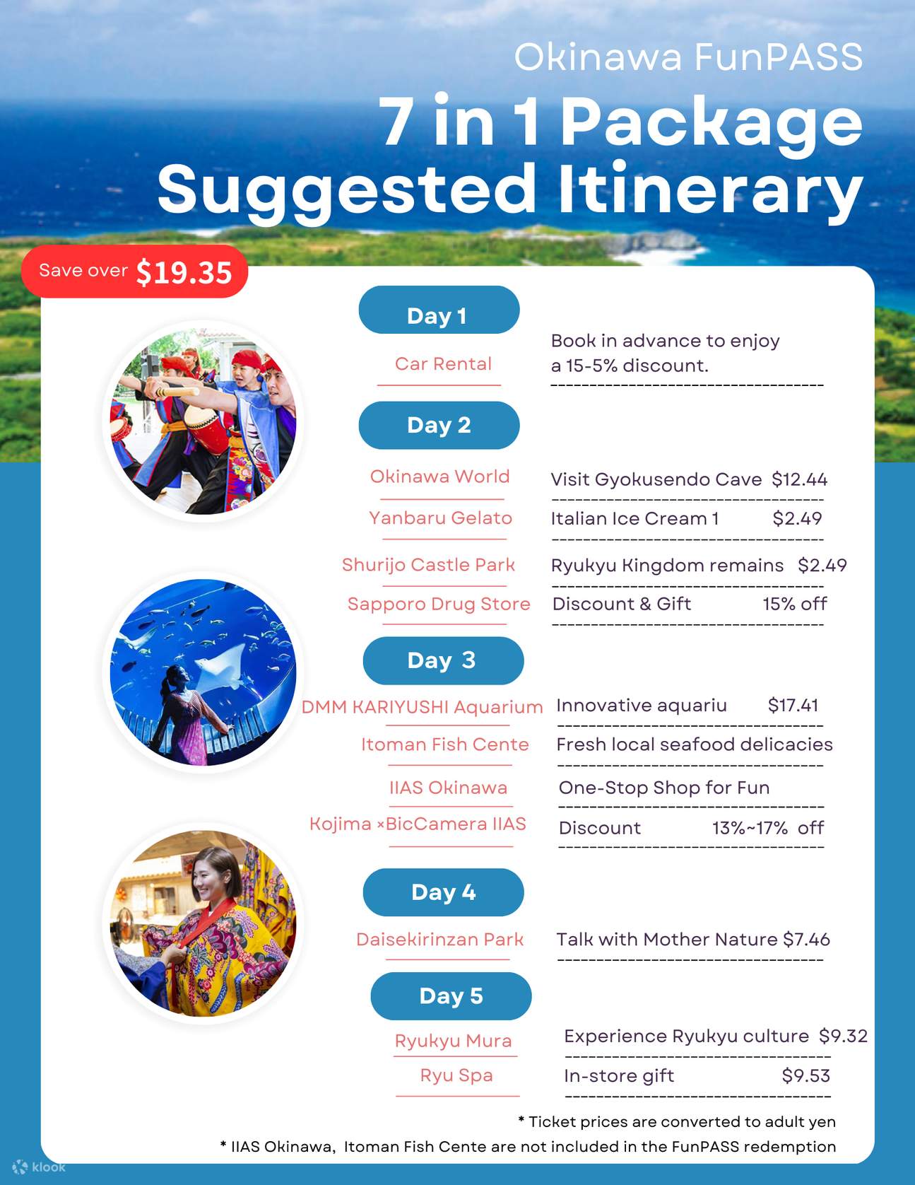 Okinawa Fun Pass - Klook