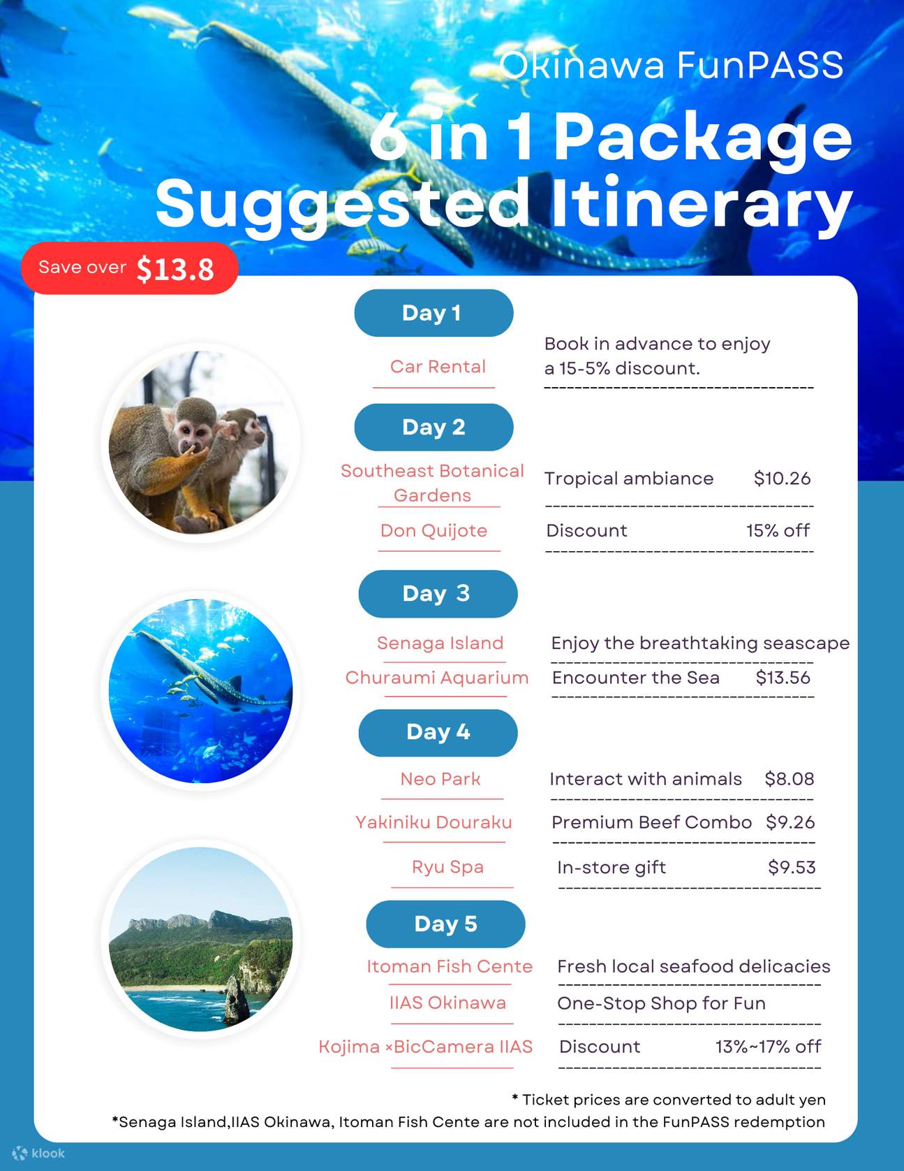 Okinawa Fun Pass - Klook