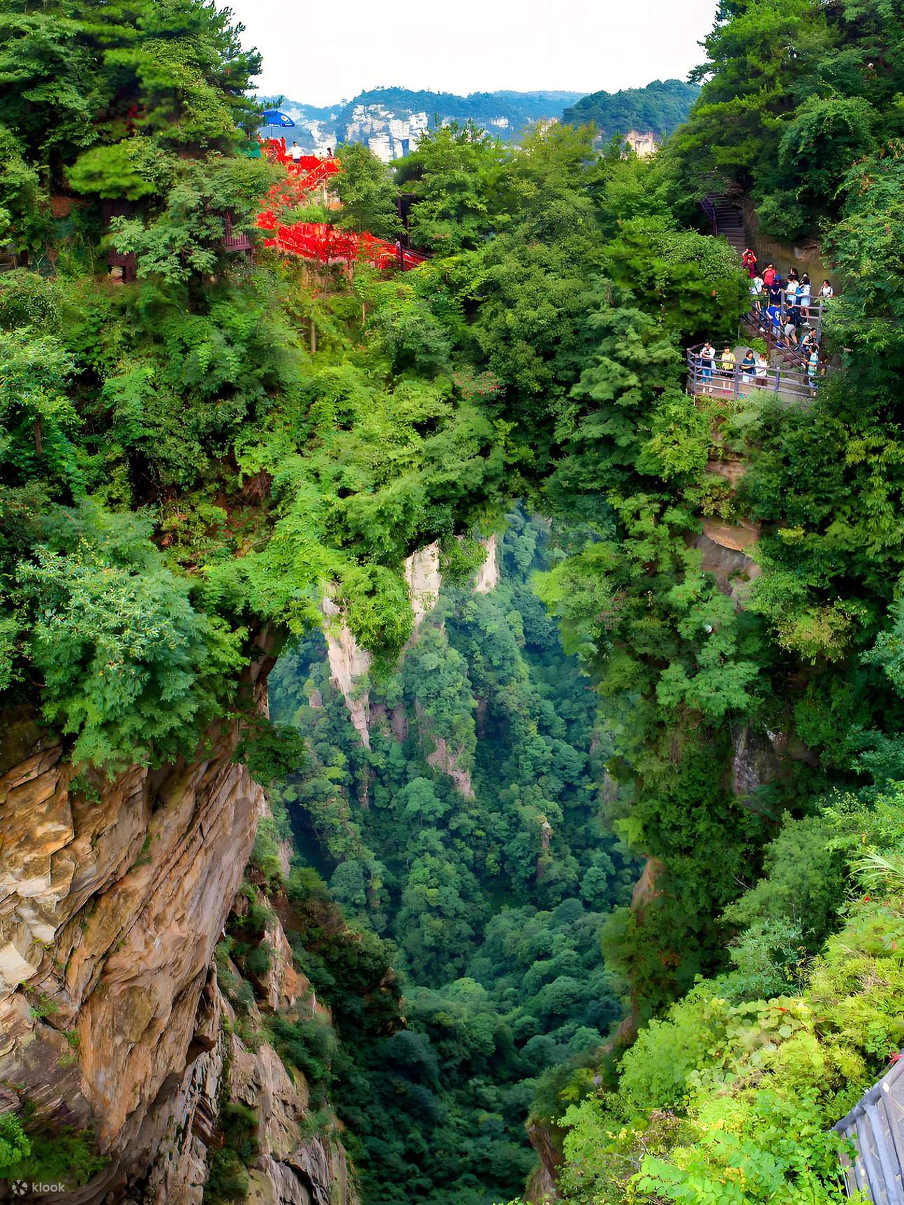 Tiket Taman Hutan Nasional Zhangjiajie + Peta Elektronik Wisata ...