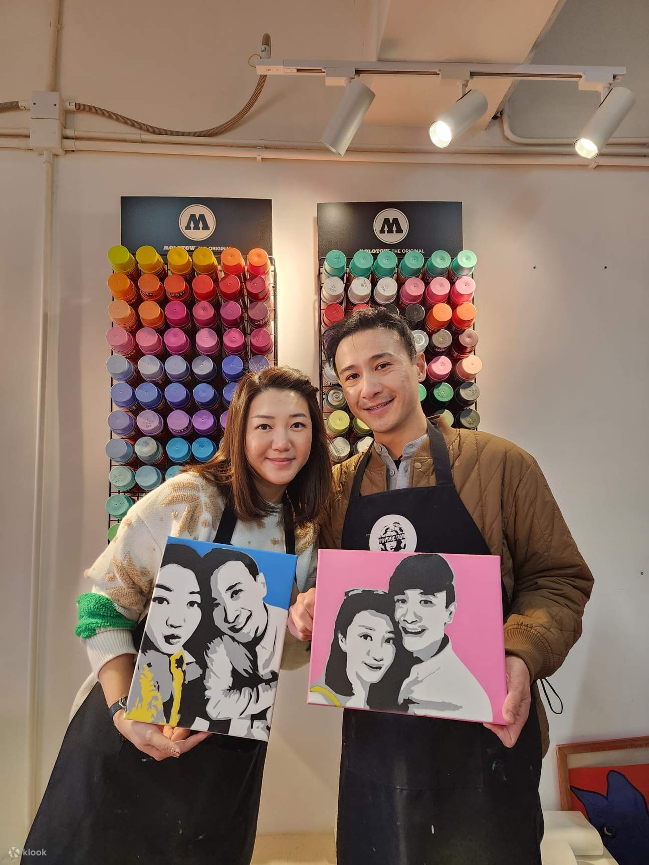 Popduction - Exclusive PopArt portrait spray painting experience ...