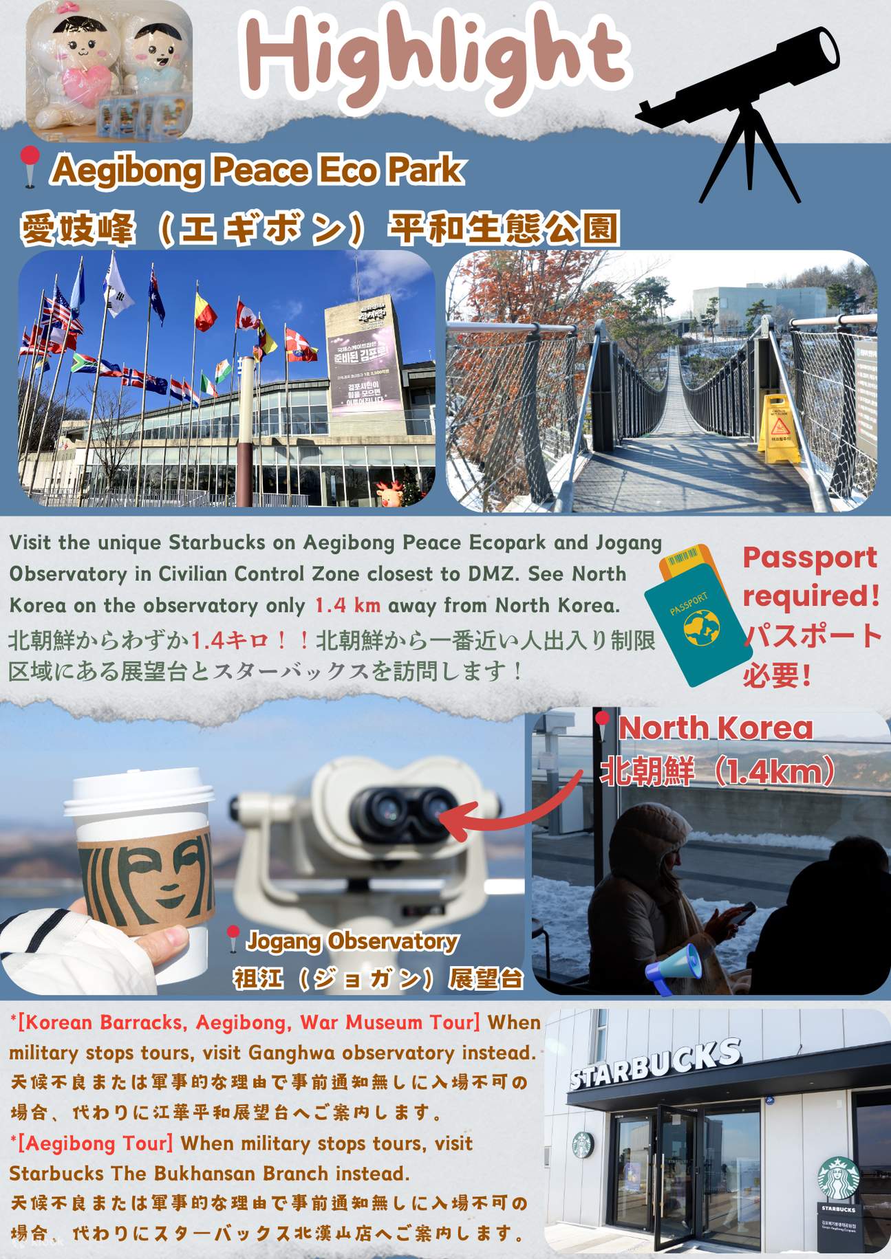 DMZ Peace Trail: Barracks, Aegibong, War Museum Tour from Seoul - Klook