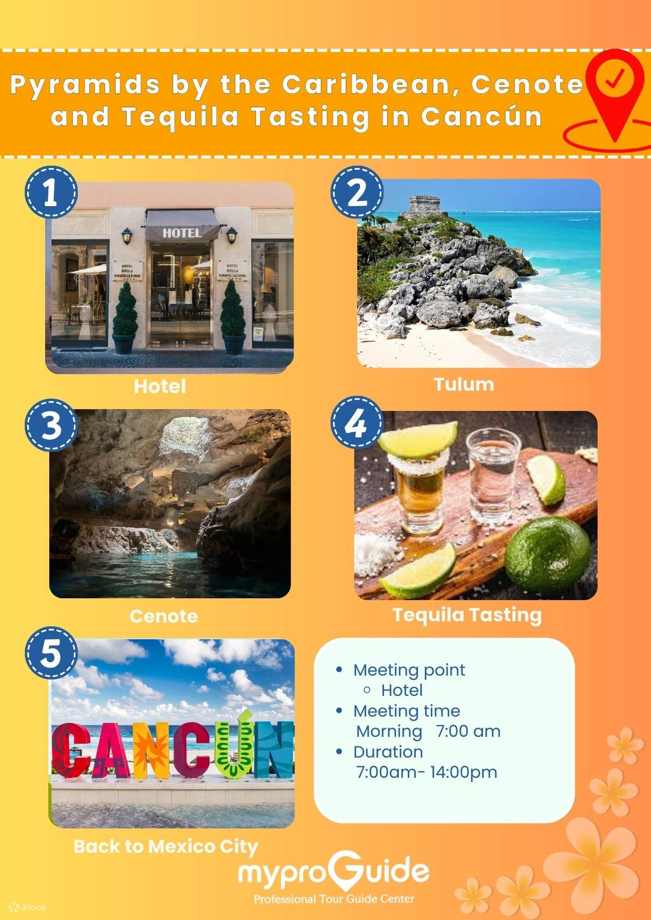 Pyramids by the Caribbean, Cenote and Tequila Tasting Tour in Cancun ...