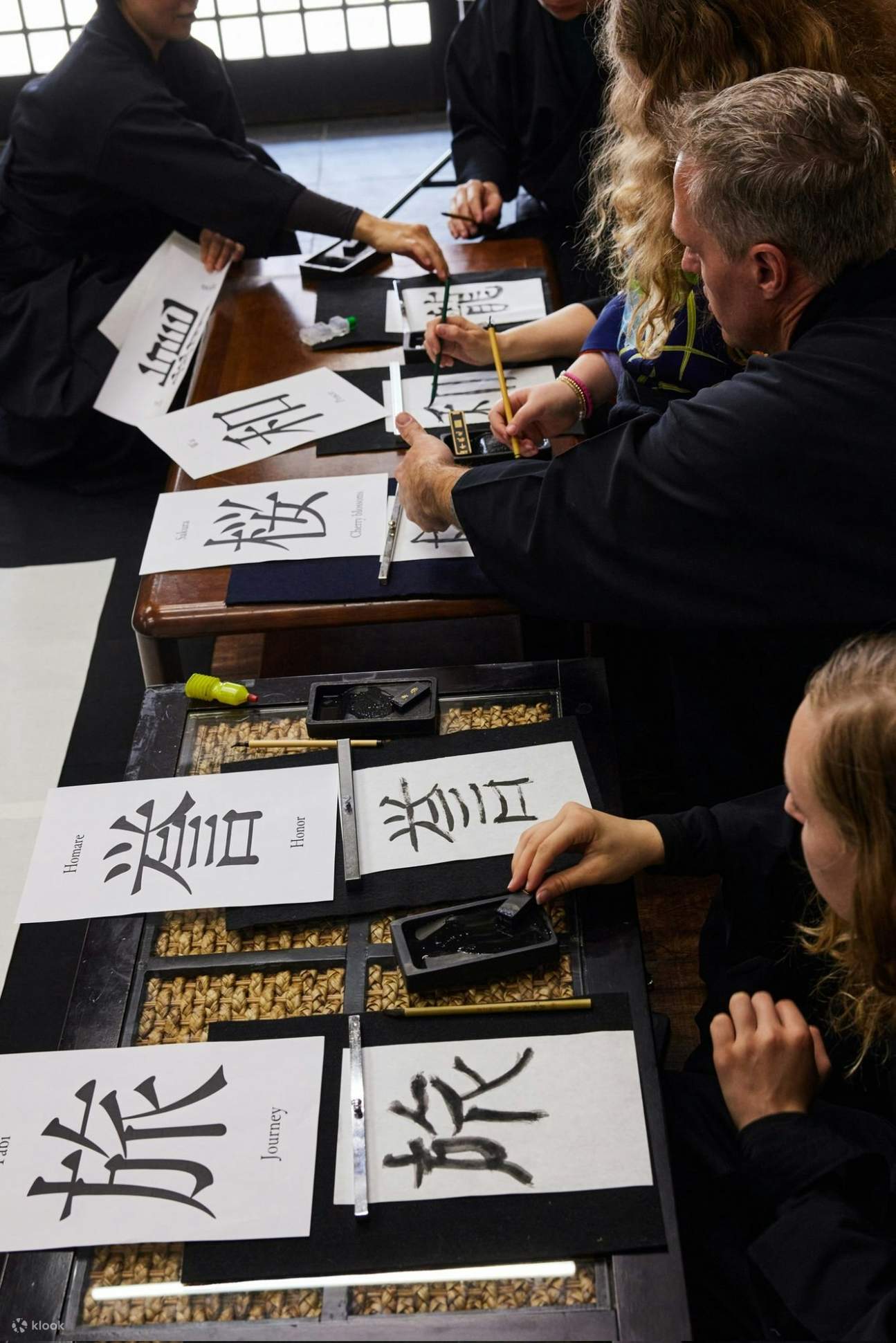 Learning Bushido and Zen at Samurai Calligraphy in Osaka - Klook ...