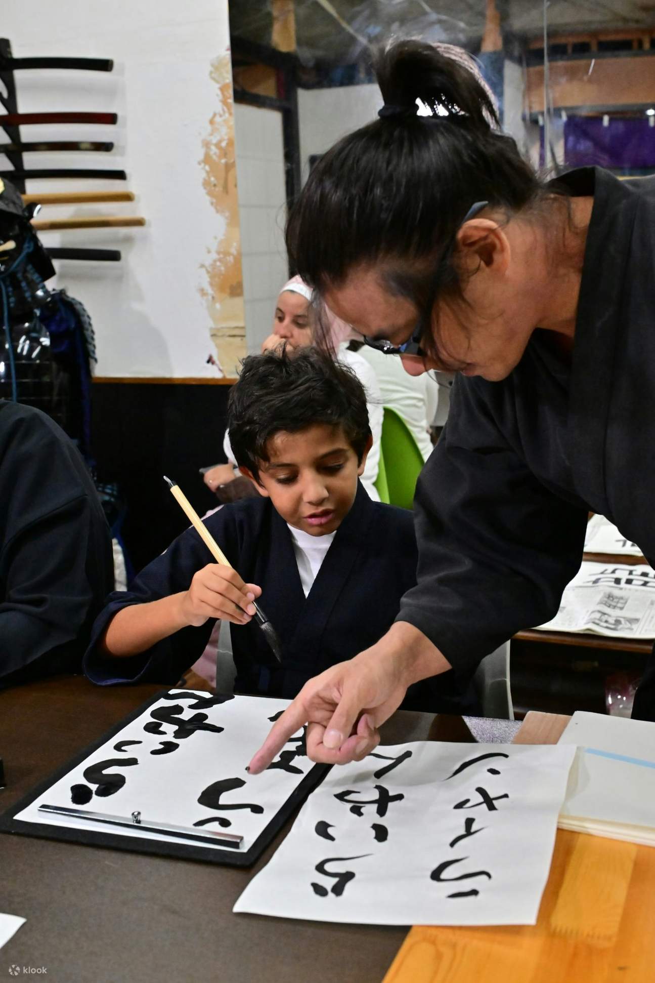 Learning Bushido and Zen at Samurai Calligraphy in Osaka - Klook