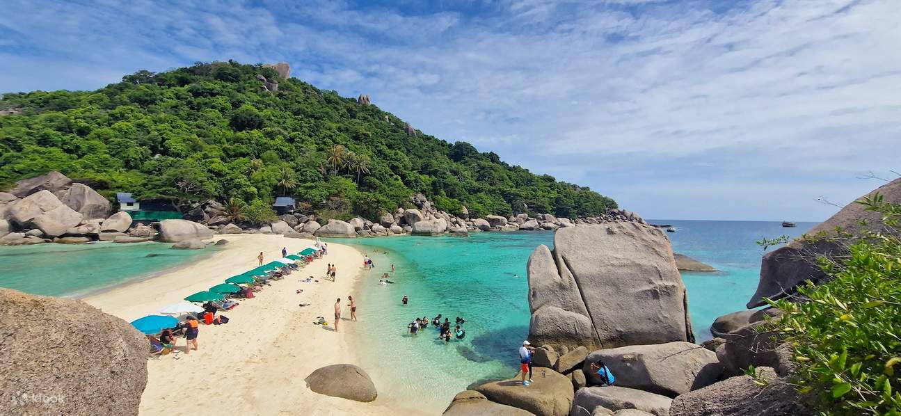 Koh Pha Ngan/Koh Samui: Koh Tao & Nang Yuan Boat Tour with Lunch ...