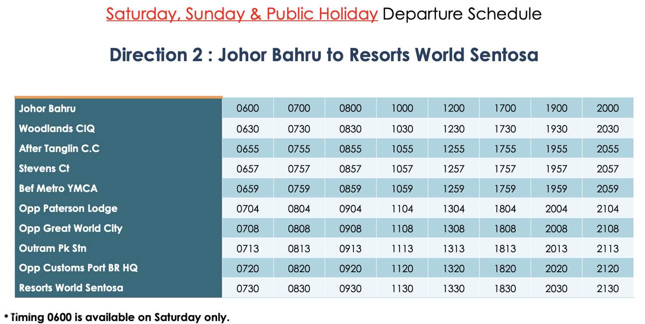 Singapore - Johor Bahru Bus - Klook Singapore