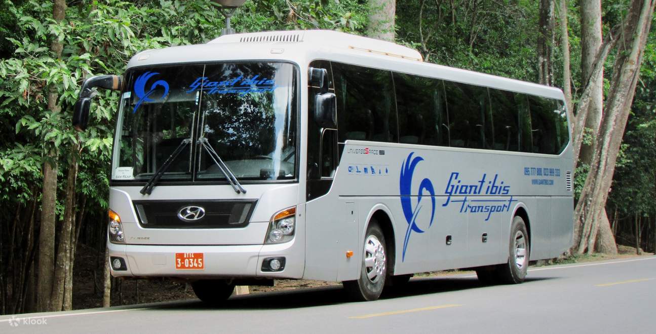 Shared Bus Transfer between Siem Reap and Sihanoukville by Giant Ibis ...