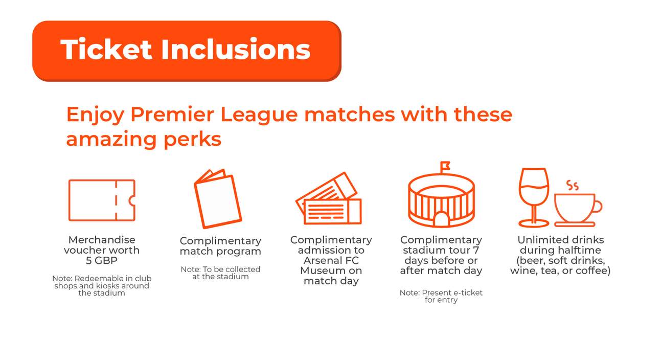 Arsenal FC Football Match Tickets at Emirates 2022/23 - Klook ประเทศไทย