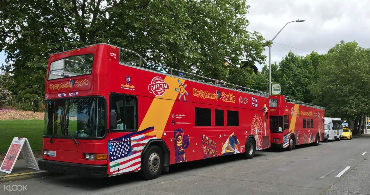Seattle Hop-On Hop-Off Sightseeing Bus Pass - Klook US