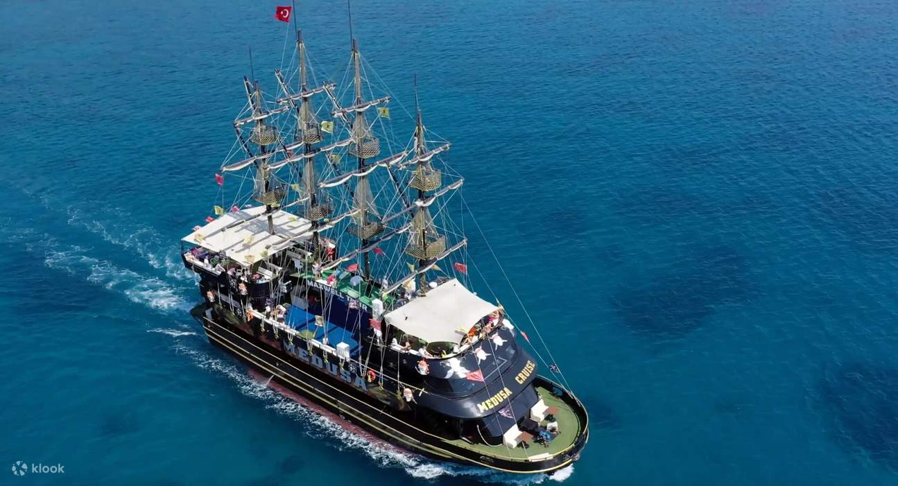 Explore Marmaris on the Medusa Boat Tour with BBQ Lunch, Soft Drinks ...