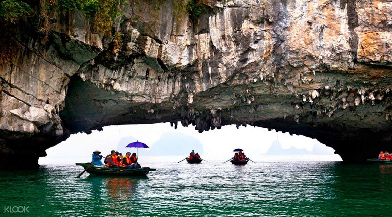 Luon Cave and Titop Island Full Day Tour in Halong Bay, Vietnam