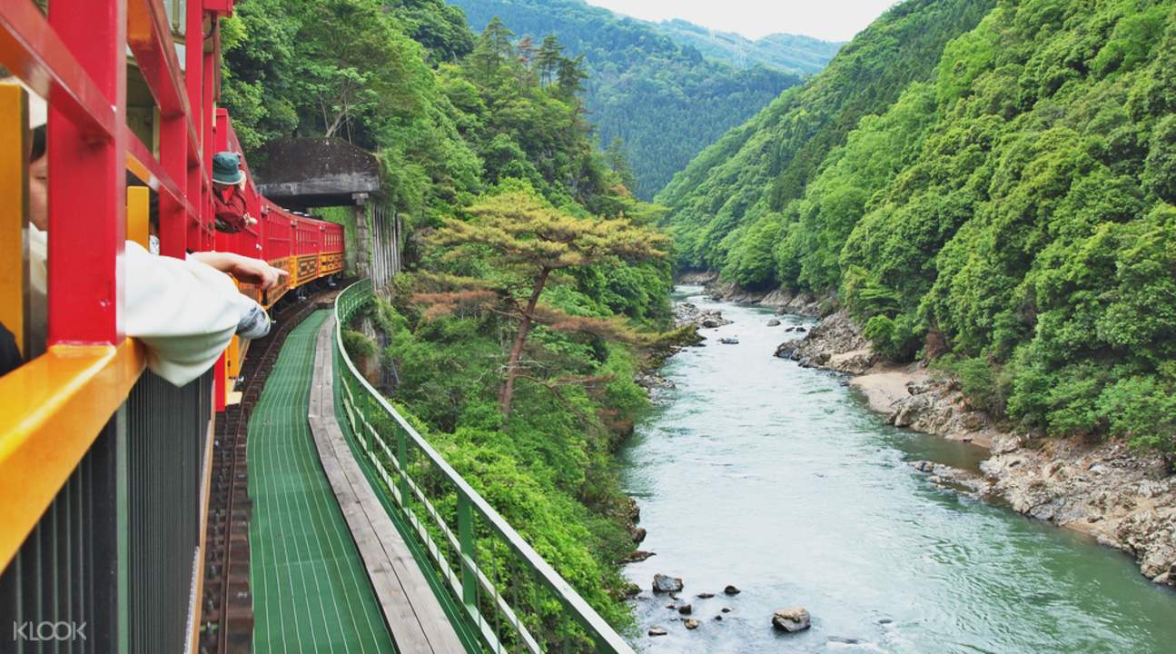 生活達人 Klook客路 京都自由行 嵐山景區深度一日遊 日本旅遊 觀光列車泛舟漂流自由活動多角度深度遊玩嵐山景區