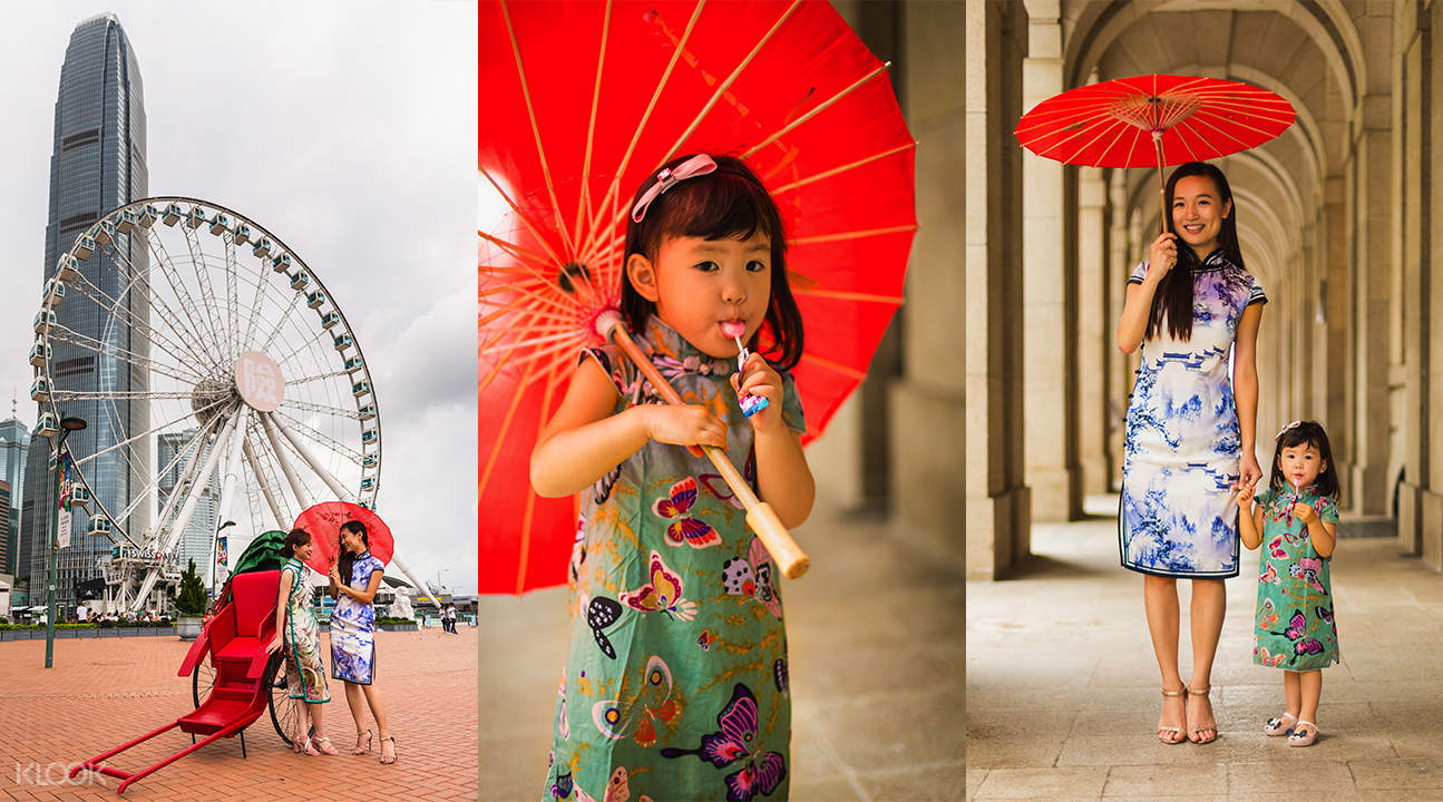 生活達人: KLOOK客路-香港旅遊行程推薦-香港旗袍及攝影體驗-香港自由行-香港旗袍體驗-感受香港舊日時光