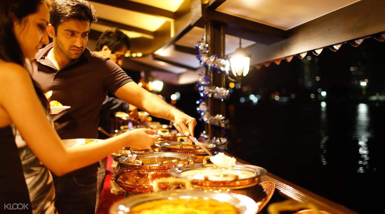 [SALE] Bangkok Arena River Cruise & Indian Dinner Buffet - Ticket KD