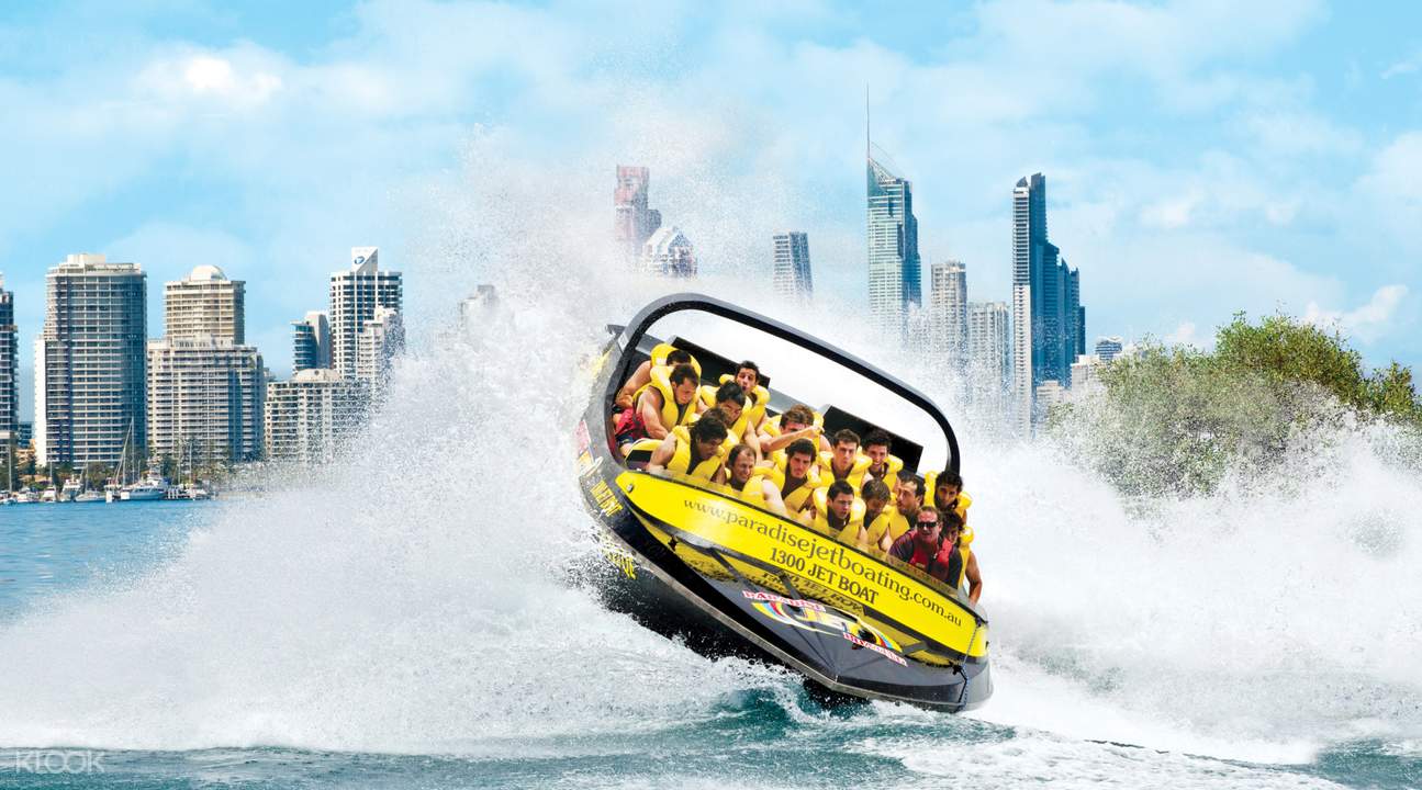 Jet Boat Premium Broadwater Adventure Ride in Main Beach - Klook Australia