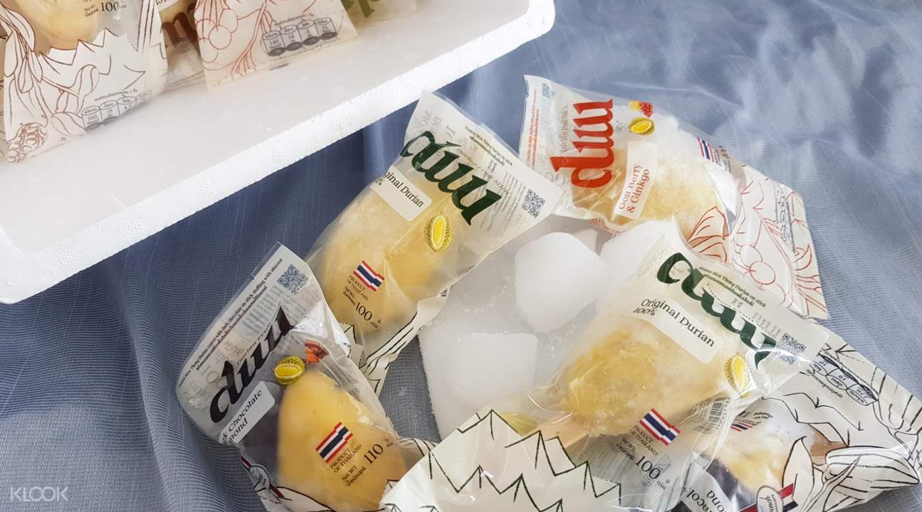 [SALE] Bangkok's Must-Try Duu Durian Fruit Stick - Ticket KD