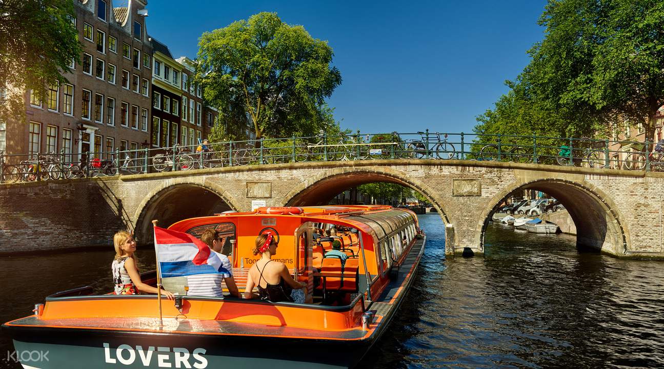 [SALE] Amsterdam Canal Boat Tour: 1-Hour Sightseeing Cruise - Ticket KD