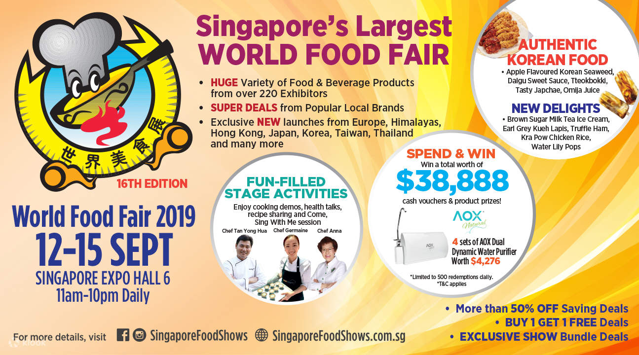 World Food Fair 2019 at Expo in Singapore - Klook Singapore