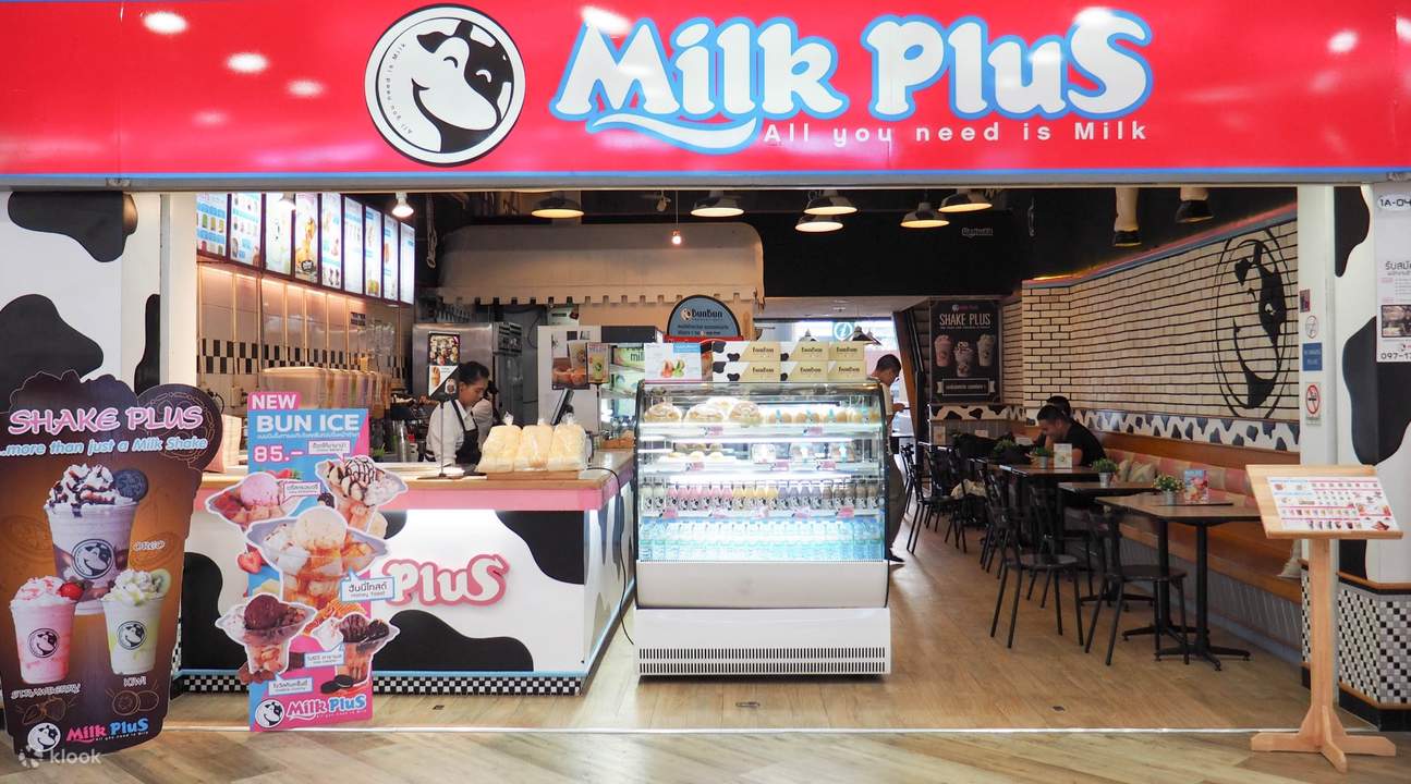 2 Kaya BunBun and 1 Milk Beverage at Milk Plus at MBK Center, Thailand - Klook