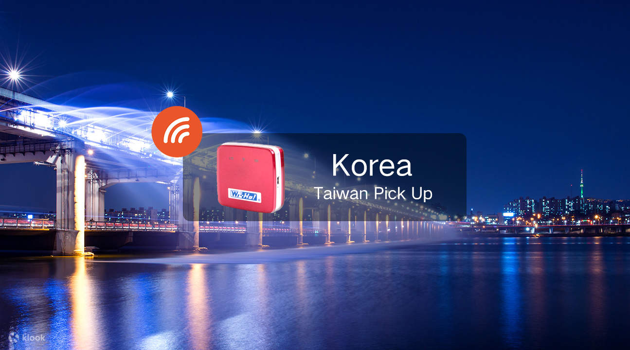 Wi-Ho!® Korea WiFi Device (Taiwan Pick Up) - Klook India