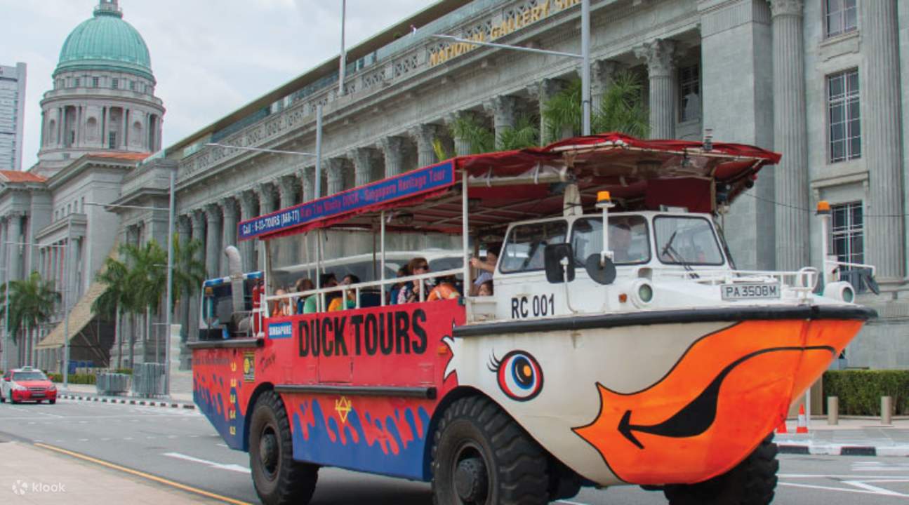 新加坡 Ducktours 水陸兩棲鴨子船 Klook 客路