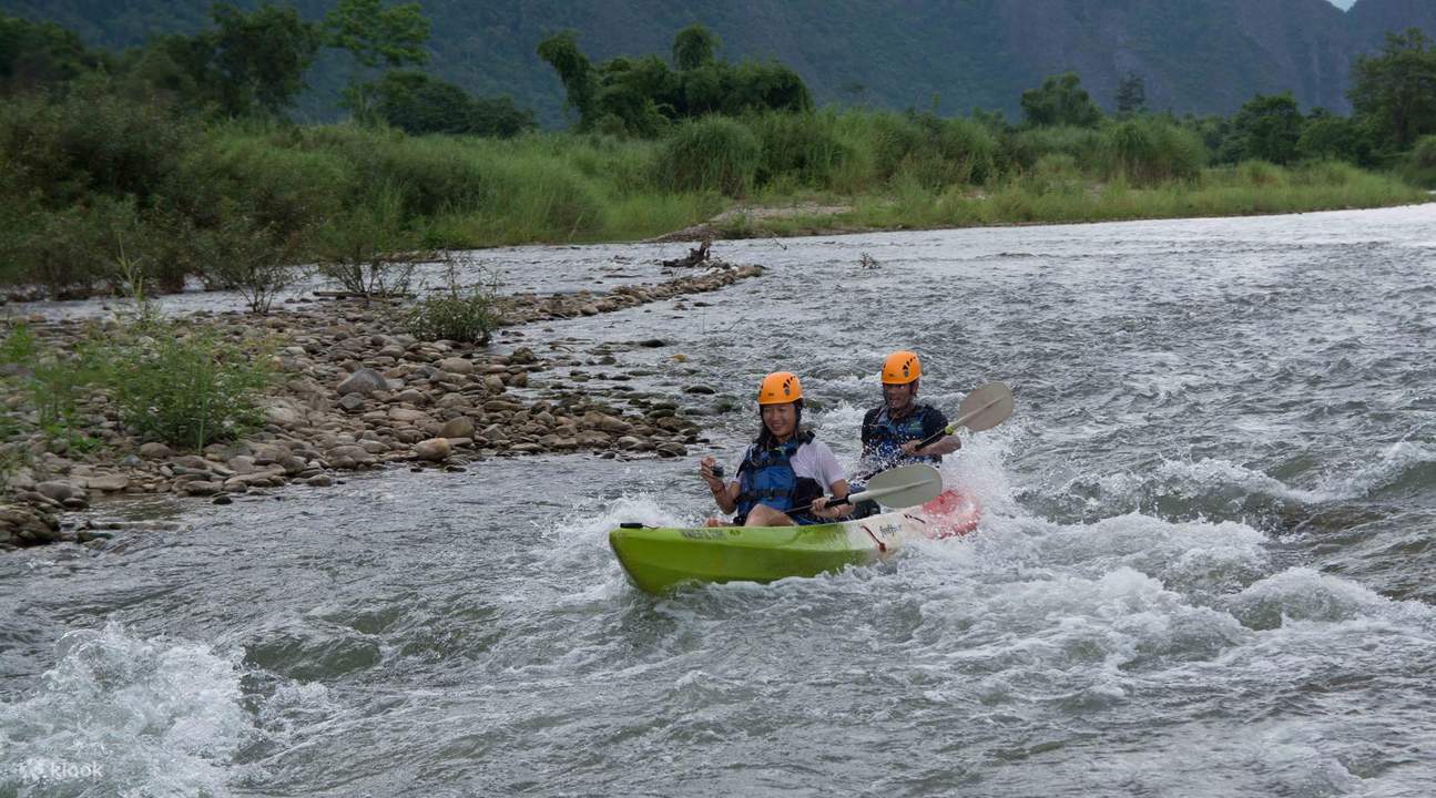 Kayaking and Zipline Adventure in Vang Vieng - Klook