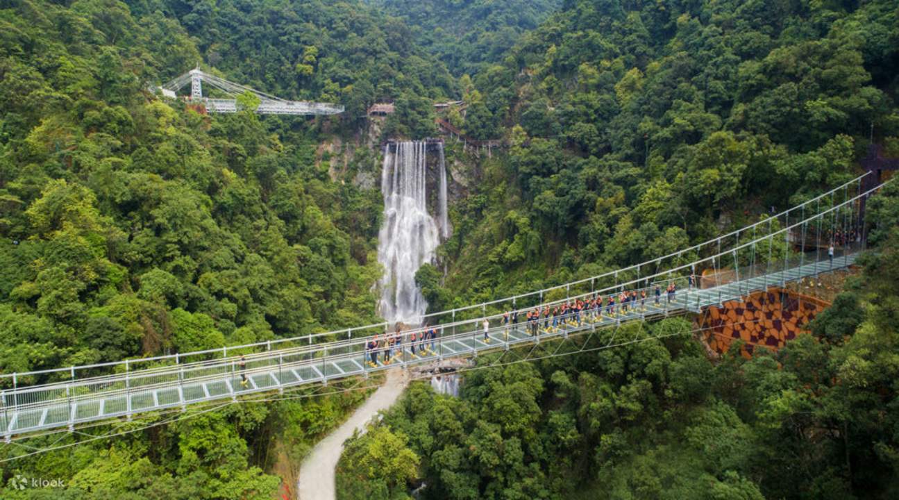 Gulongxia Canyon Glass Bridge Ticket in Qingyuan - Klook Estados Unidos