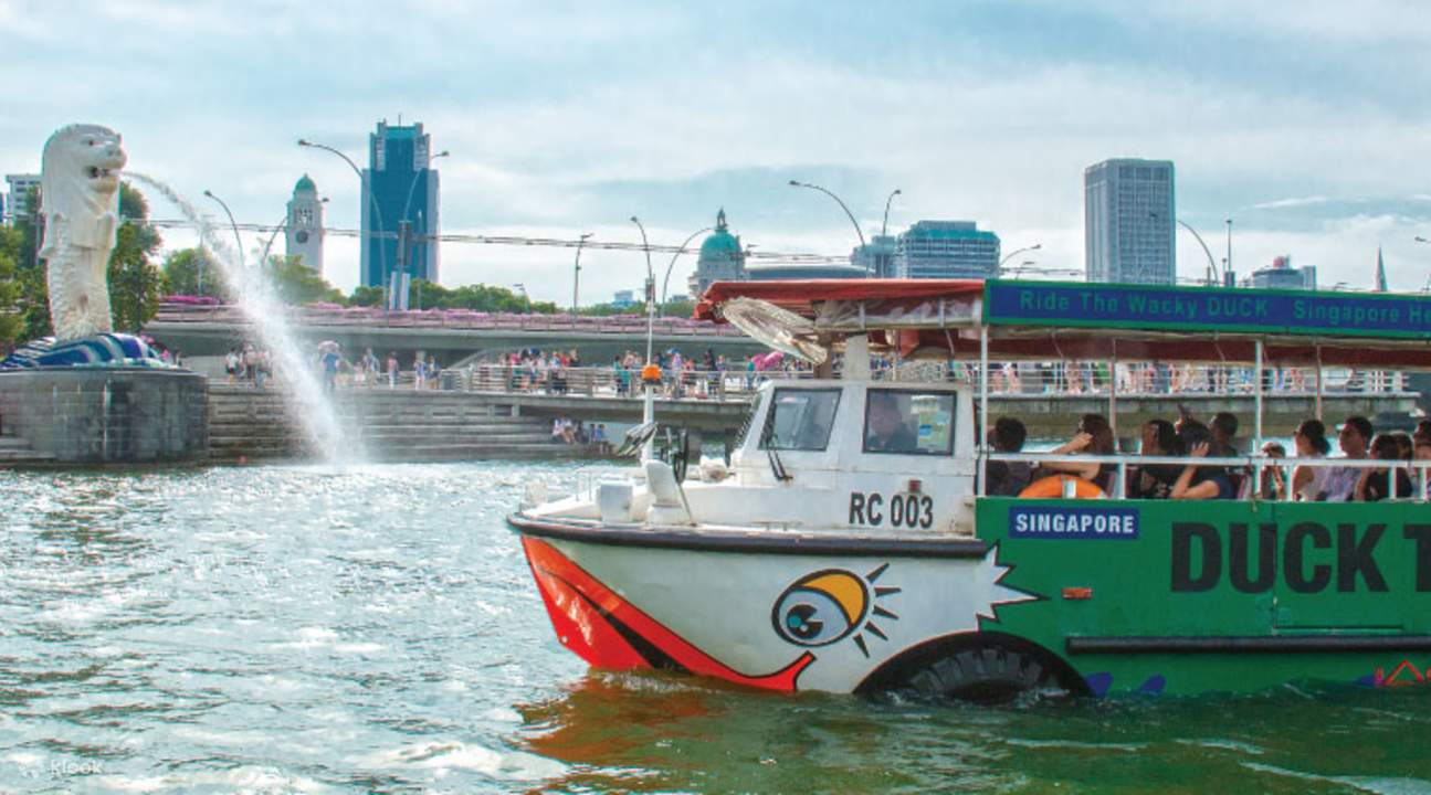 新加坡 Ducktours 水陸兩棲鴨子船 Klook 客路