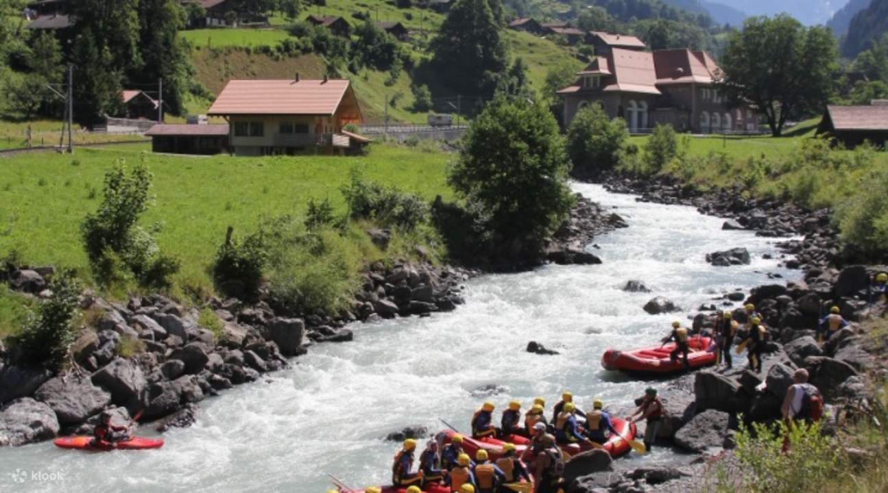Interlaken Rafting Experience from Lucerne, Switzerland - Klook Россия