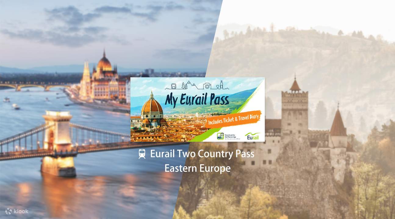 Eurail Two Country Pass - Eastern Europe (4, 5, 6, 8 or 10 Days) - Klook