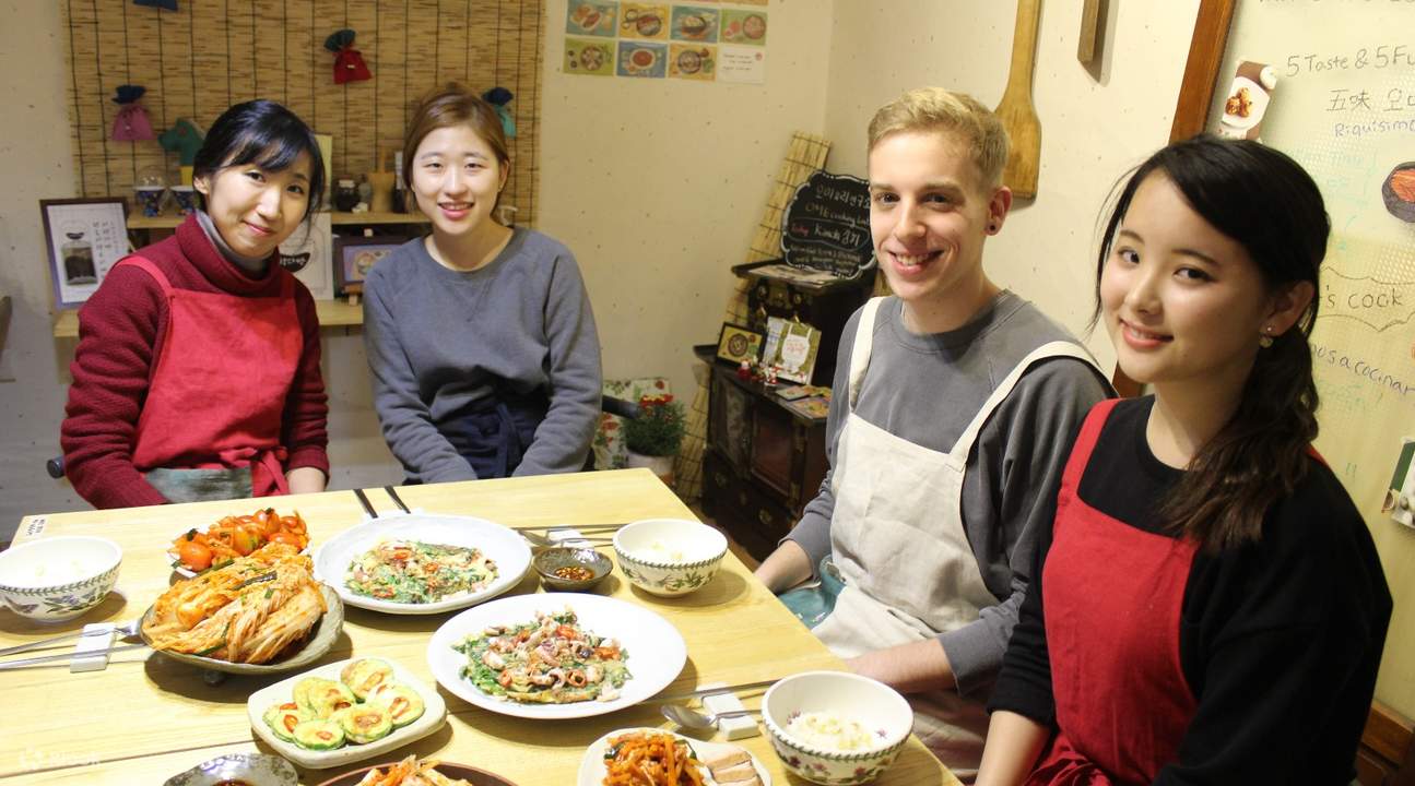 Korean Cooking Class with Traditional Market Tour by OME Cooking Lab in ...