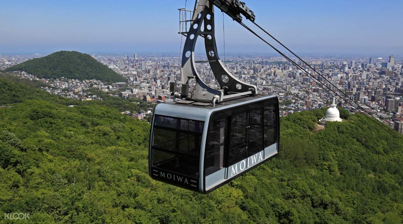 Sapporo TV Tower Observation Deck and Mt. Moiwa Ropeway Set Ticket in ...