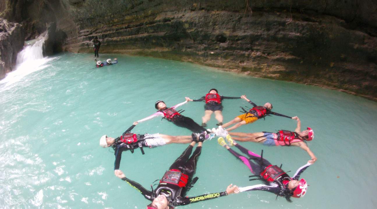 Badian Canyoneering in Cebu and Kawasan Falls Tour