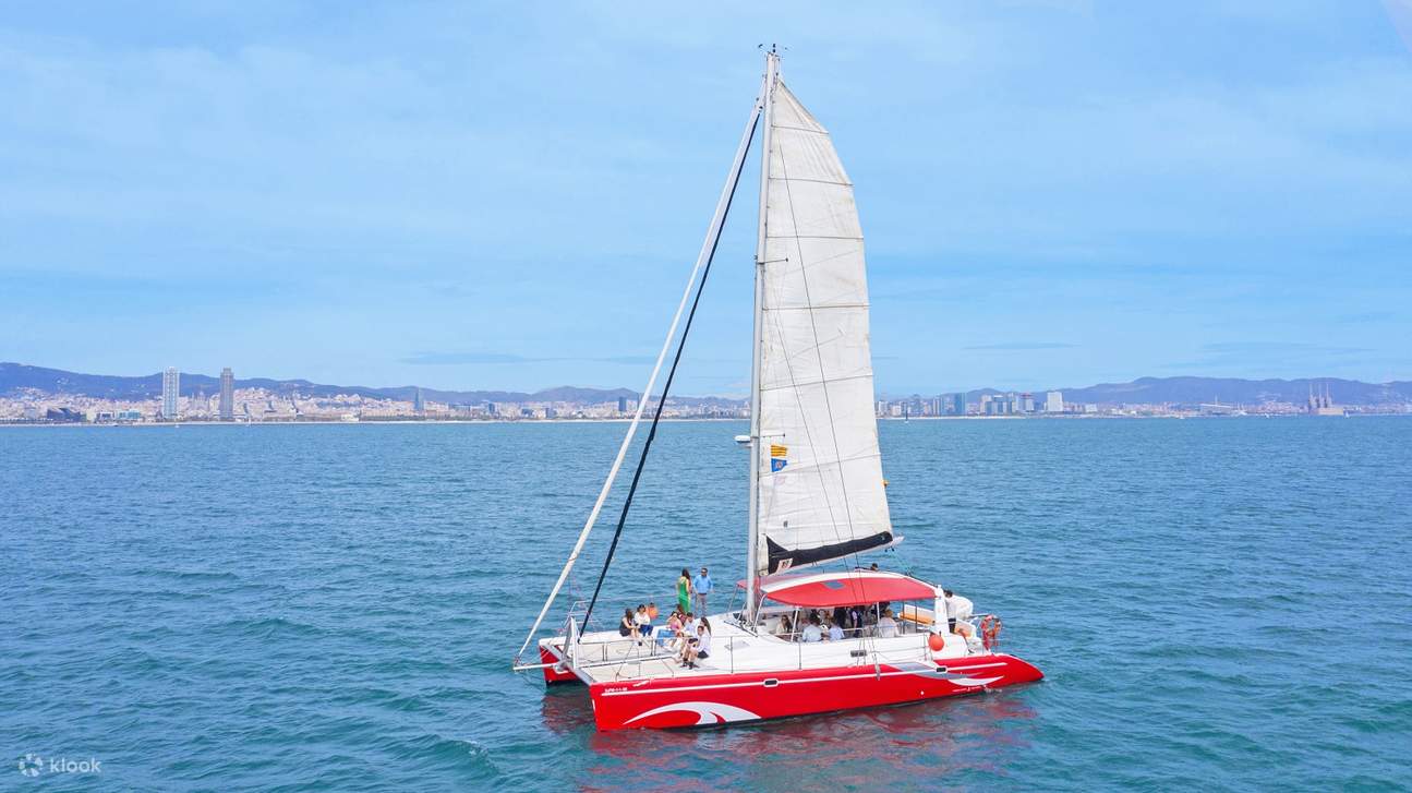 Small-Group Catamaran Cruise with Sunset Option in Barcelona - Klook ...