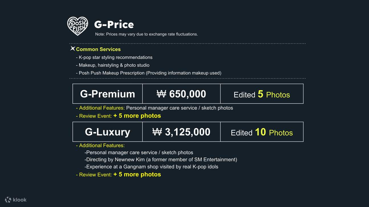 K-pop Idol Experience in Gangnam: Hair & Makeup & Photo Shoot - Klook