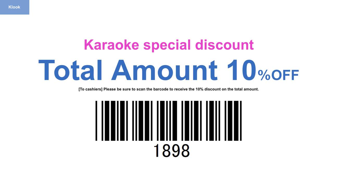 JOYSOUND Japanese karaoke Discount Coupon - Klook The Bahamas