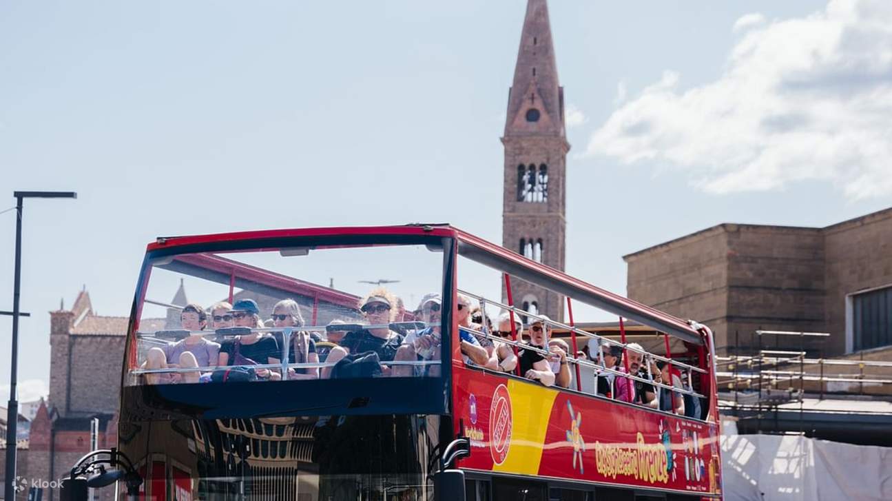Florence hop-on hop-off bus by City Sightseeing with transfer from La ...