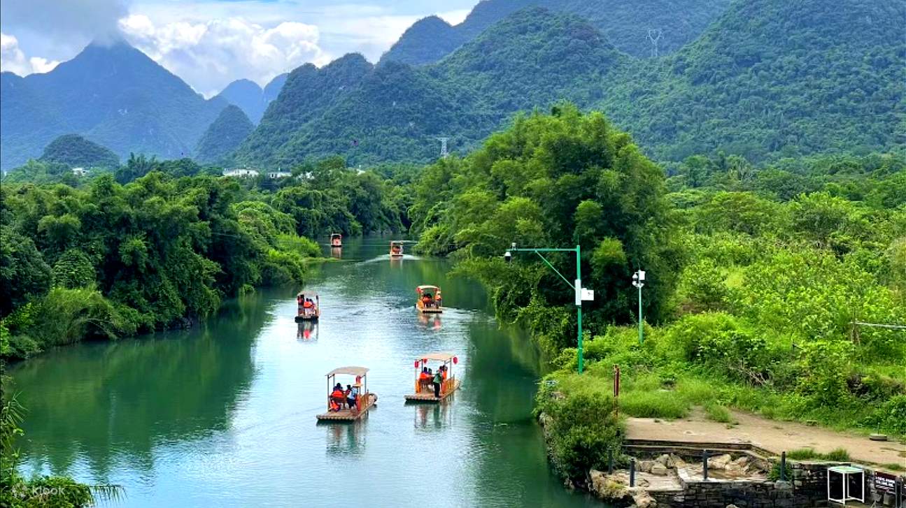 4-day tour of Guilin Lijiang River 4-star boat, Yangshuo Yulong River ...