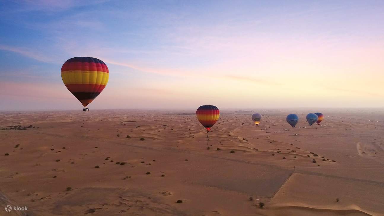 Hot Air Balloon Ride, Vintage Land Rover Ride & Breakfast from Dubai ...