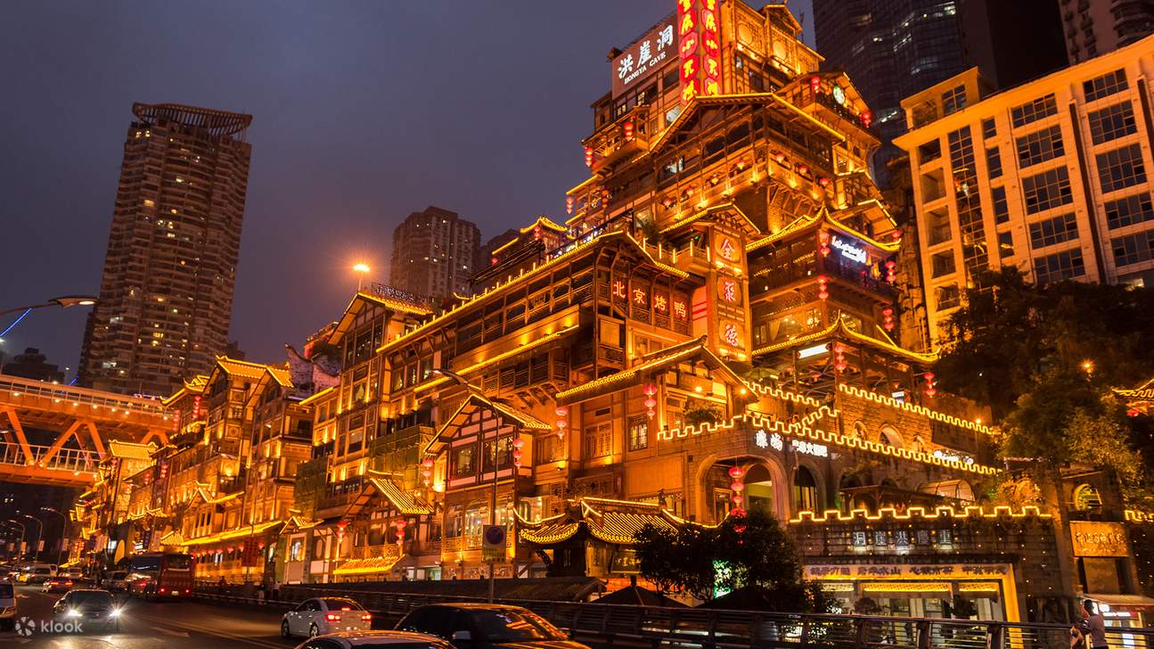 Chongqing City Private 1-Day Tour (English Tour Guide + Ciqikou Ancient Town + Liziba Light Rail ...