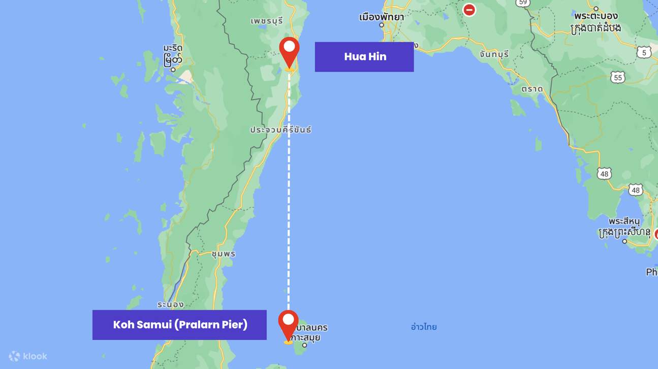 Lomprayah Ferry & Bus Ticket between Hua Hin and Koh Samui - Klook