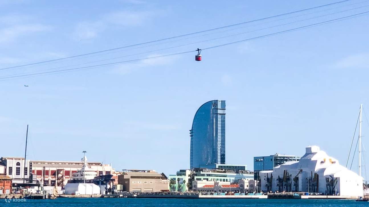 Roundtrip Barcelona cable car ticket from Barceloneta Beach - Klook ...
